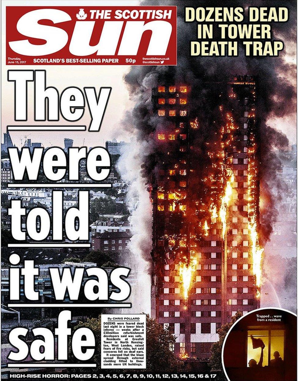 Scotland's papers: High-rise horror - BBC News