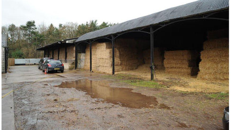 Drugs farm found in 'secret haystack rooms' in Staffordshire - BBC News