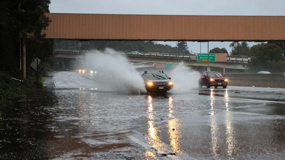 California: Powerful storm brings heavy rain and snow to America's west ...