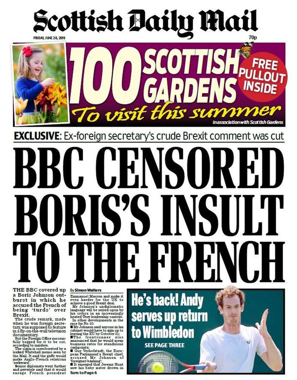 Scotland's papers: Dounreay alert and Leigh Griffiths' depression - BBC ...