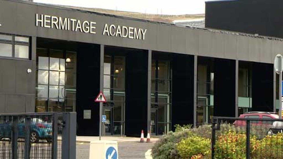Hermitage Academy reviews exam system after row - BBC News