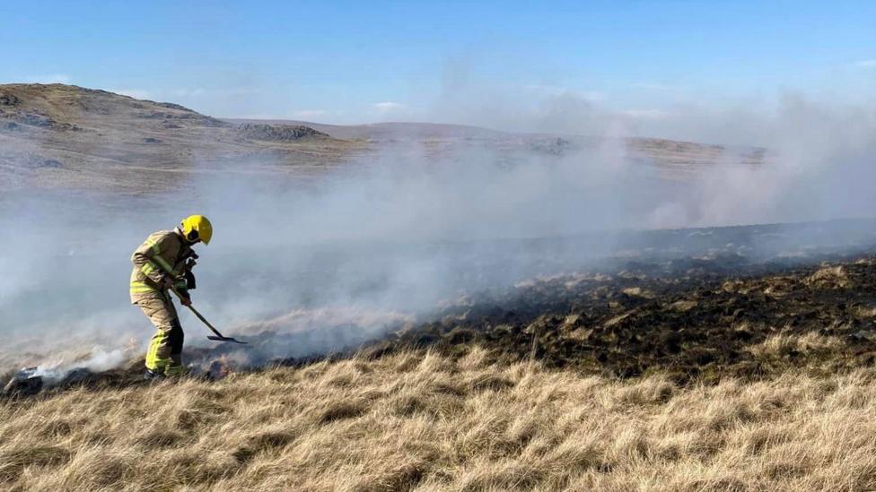 Shap wildfire 'could have been a whole lot worse' in summer - BBC News