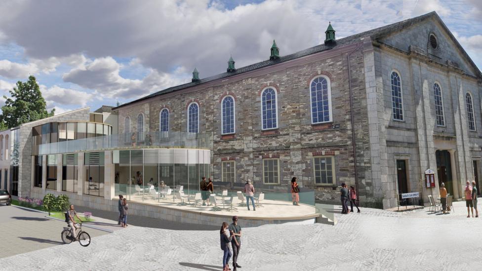 Project set to 'transform' Grade II listed building in Truro - BBC News