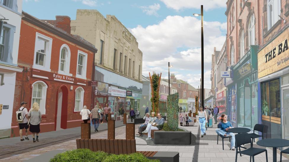 Long Eaton: Plans for £10m town centre revamp unveiled - BBC News