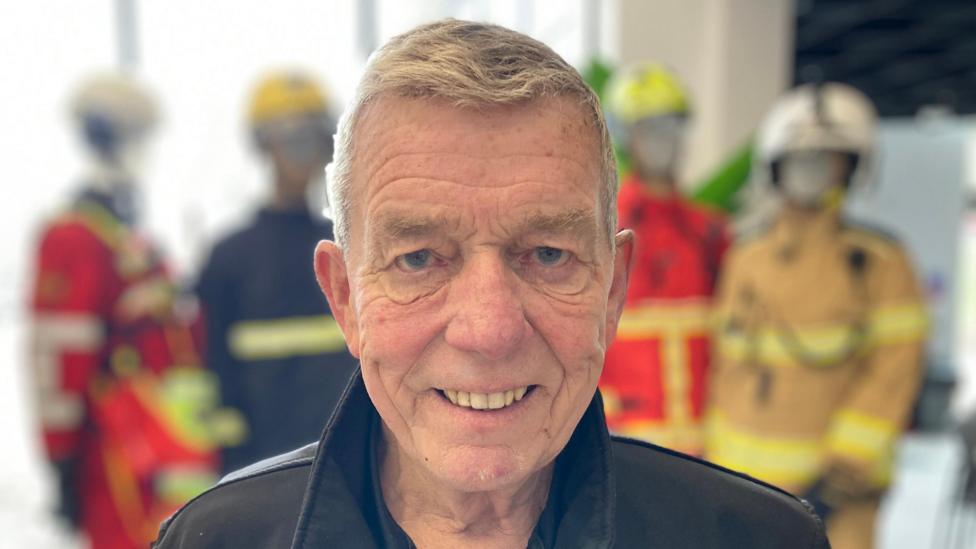 West Yorkshire firefighter celebrates 50 years in the service - BBC News