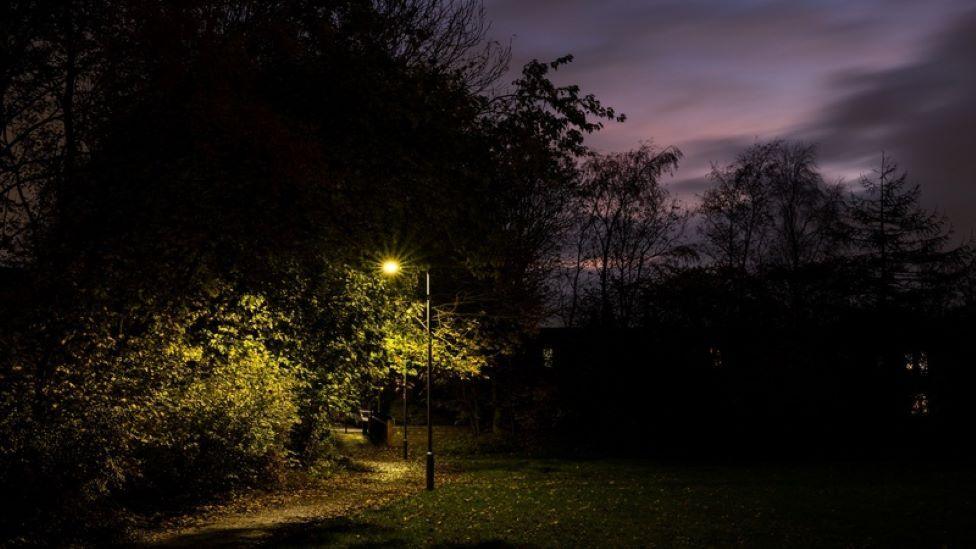 New solar hybrid lighting installed in Edinburgh parks - BBC News