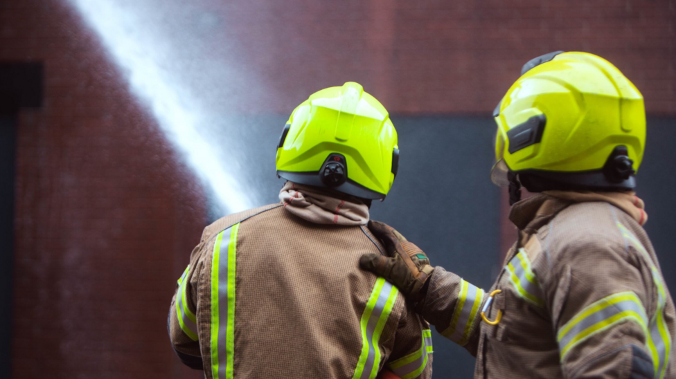 Crews attend Wednesfield factory fire involving cardboard bales - BBC News
