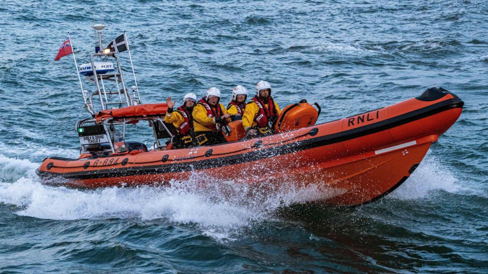 Fowey RNLI to receive fastest ever class of lifeboat - BBC News