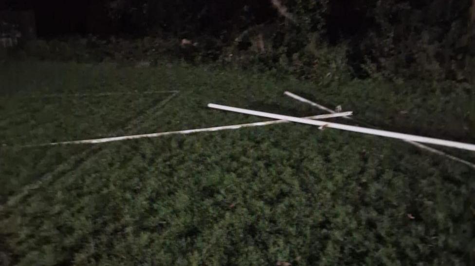 Penzance rugby club has posts vandalised at ground - BBC News