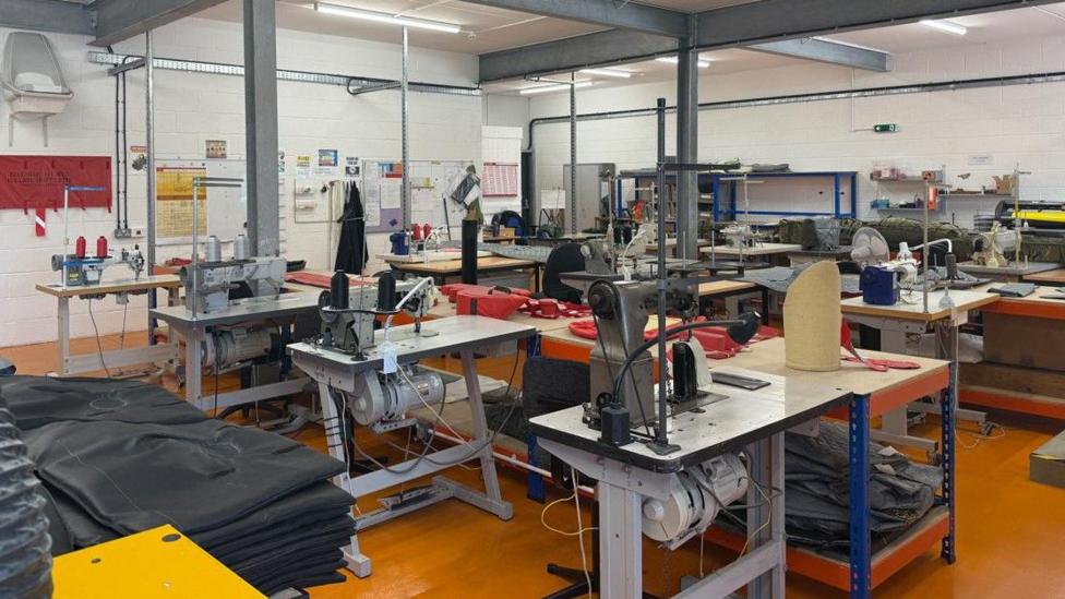 Female-led aerospace sewing firm in Somerset is expanding - BBC News