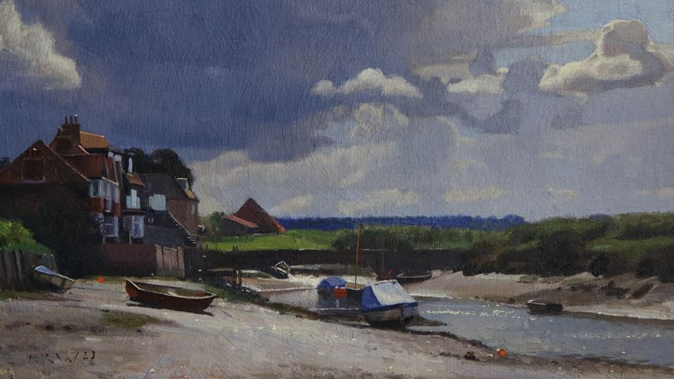 Norfolk artist Kieron Williamson looks back on childhood stardom - BBC News