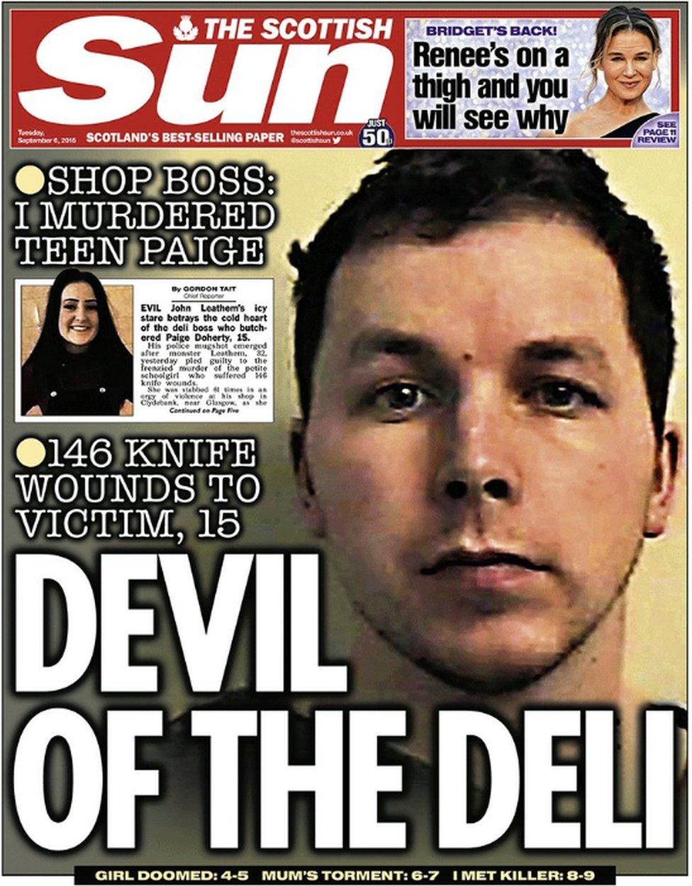 Scotland's papers: Paige Doherty murder and child abuse inquiry - BBC News
