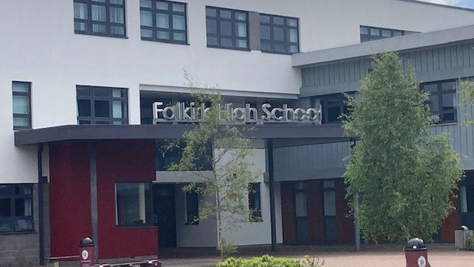 Falkirk High School moves to remote learning after Covid outbreak - BBC ...