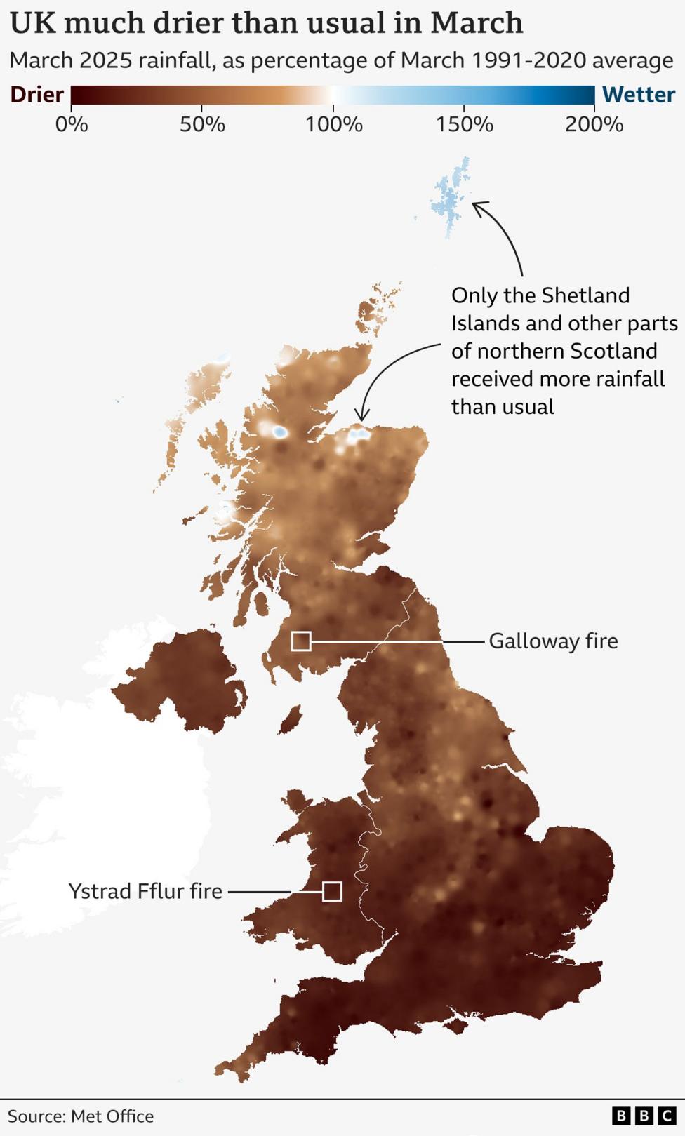 Wildfires: UK burnt area for 2025 already beats annual record - BBC News