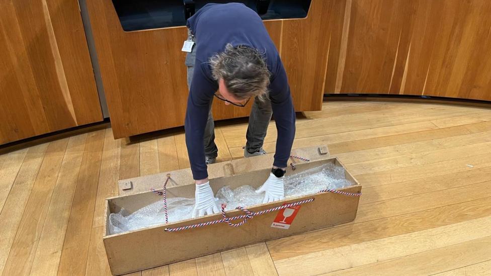 Welsh Parliament mace removed as Senedd expands for more politicians ...