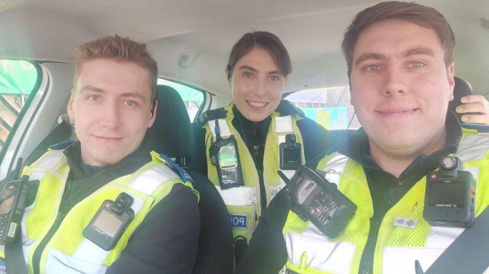 Meet the family on the Derbyshire police front line - BBC News