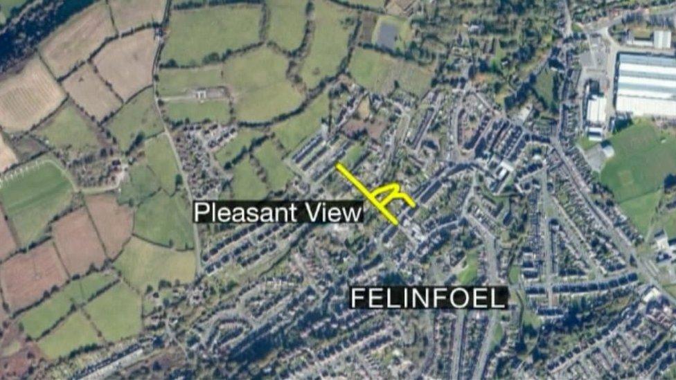Fourth arrest after remains found in Felinfoel, Llanelli - BBC News