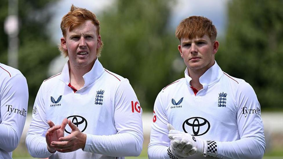 Thomas Rew hopes to follow brother James' path at Somerset - BBC Sport