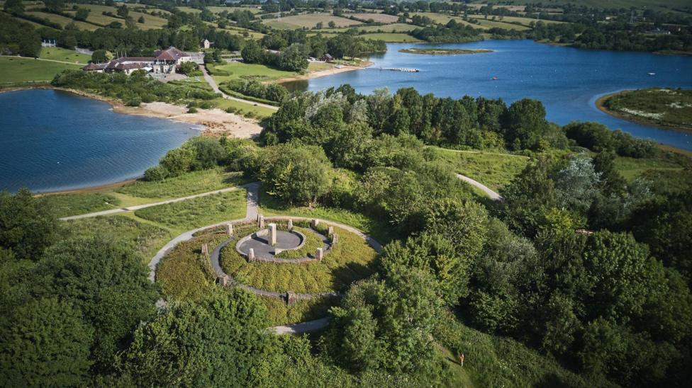 Open water swimming to be trialled at Carsington Water reservoir - BBC News