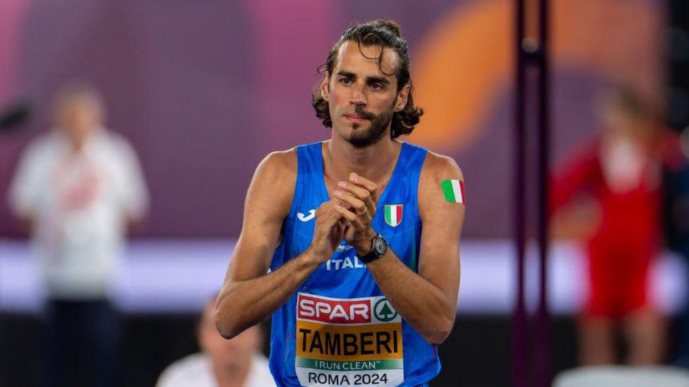 Why does this athlete only have half a beard? - BBC Newsround