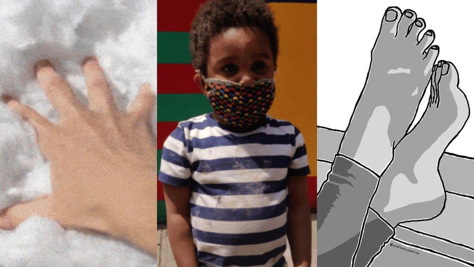 Coronavirus lockdown Gifs projected in Sheffield park - BBC News