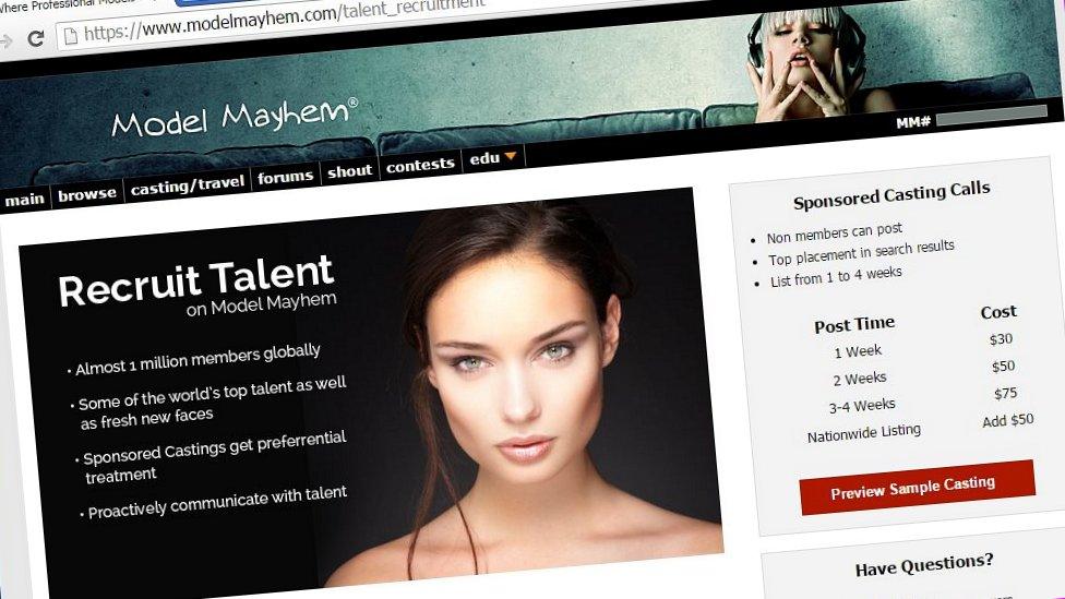 Lawsuit against modelling website revived - BBC News