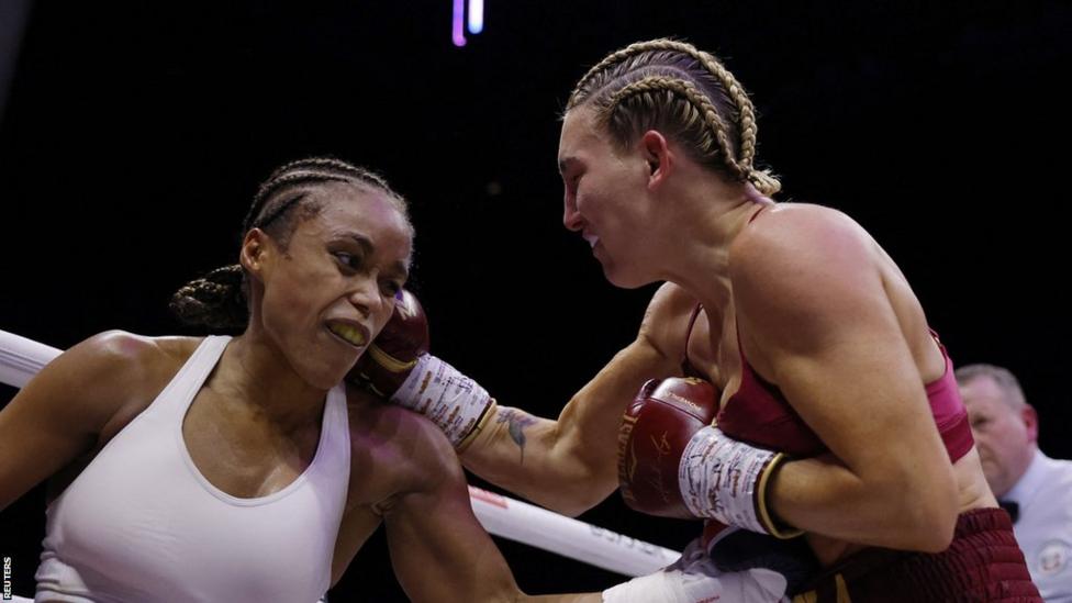 Natasha Jonas v Mikaela Mayer: Briton retains welterweight world title ...