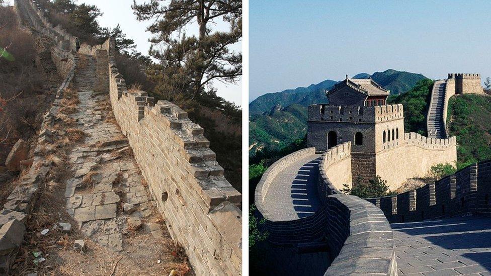 China clamps down on climbing 'wild Great Wall' - BBC News