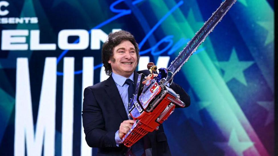 Argentina elections: Javier Milei and his 'chainsaw' austerity win big ...