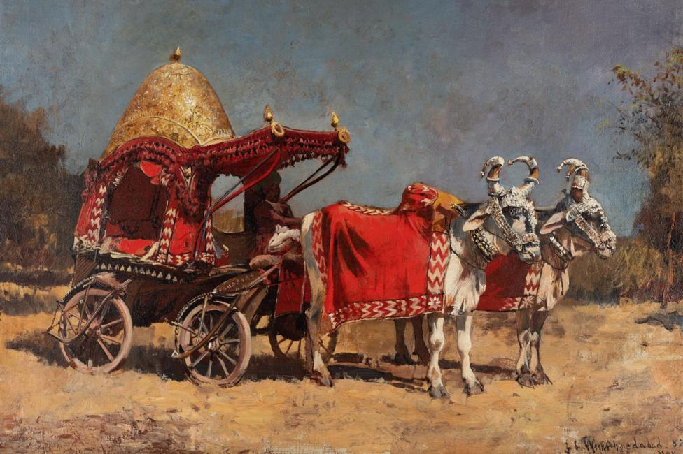 India through the eyes of foreign artists - BBC News