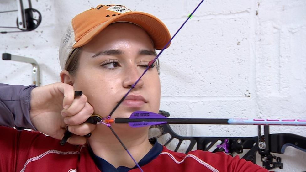 Archer Ajay Scott sets sights on Olympics after World Cup win - BBC News