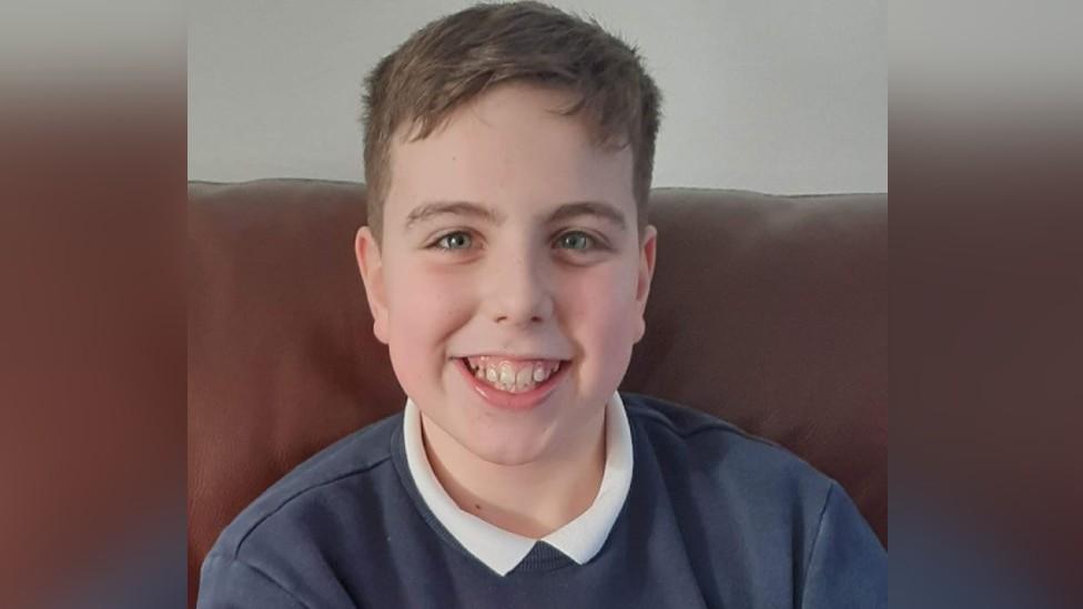 Mason French, 11, died in Whitburn after being hit by a bus - BBC News