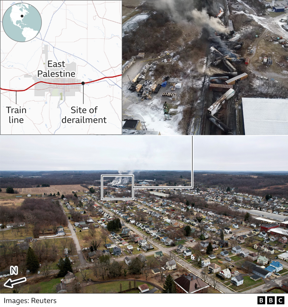 Ohio train derailment: Rail firm pulls out of meeting with residents ...