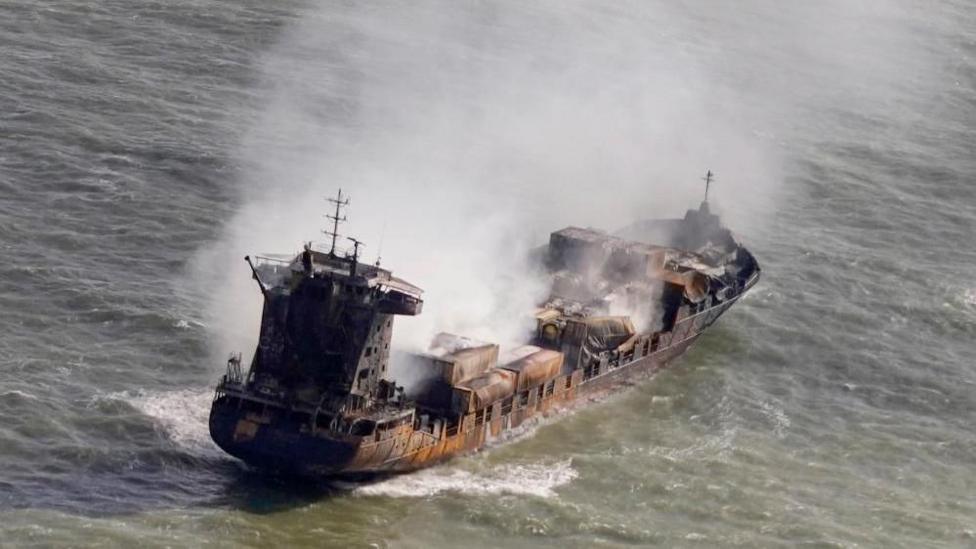'A massive ship came out of the blue': Sailor recounts how North Sea ...