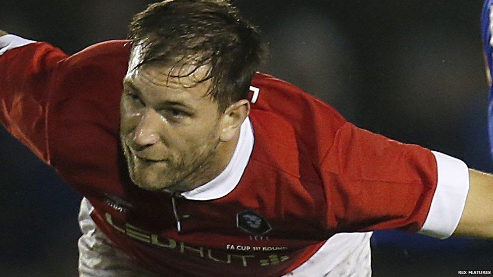 Chester FC fan punched footballer's partner after defeat - BBC News