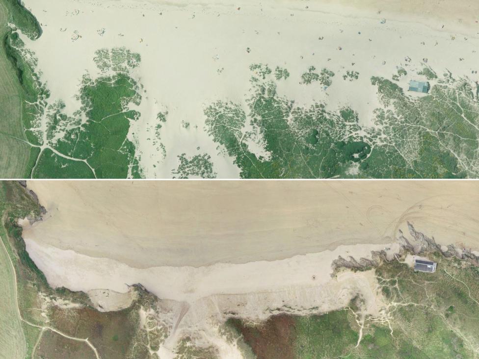 Researchers study 'complex' sand dune changes in Cornwall - BBC News
