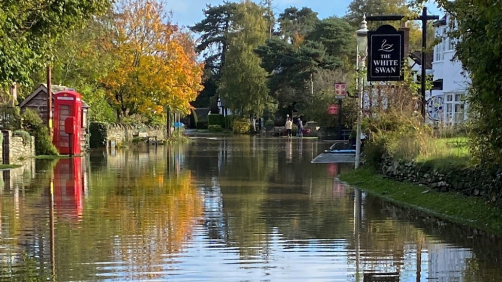 Promise of Eardisland flood defence update - BBC News