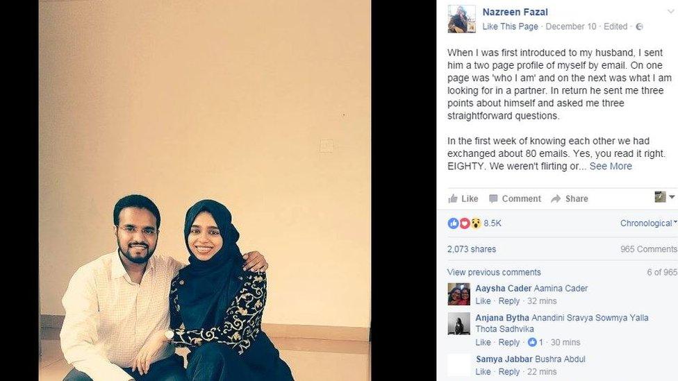 Top tips for arranged marriage: '80 emails and no flirting' - BBC News