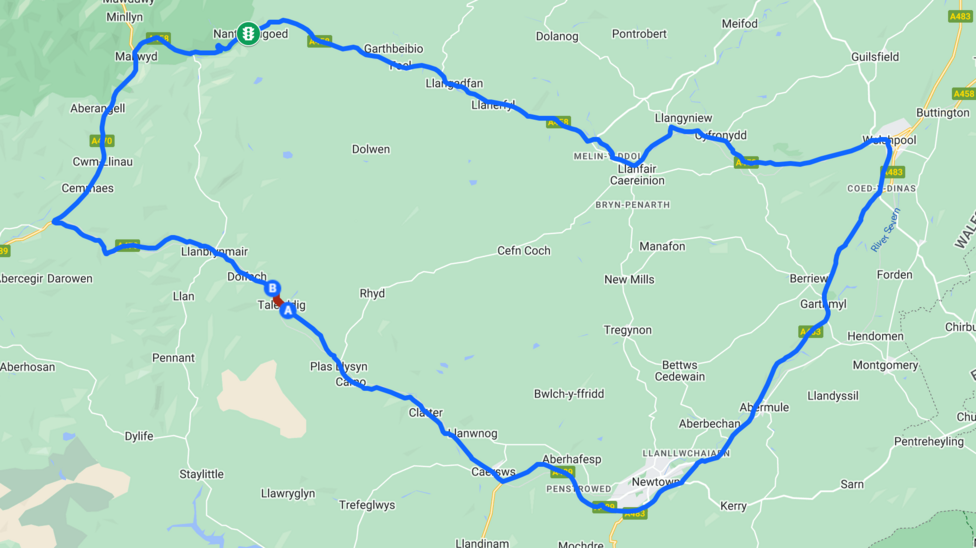 Powys: 'Major problems' caused by 70-mile detour - BBC News