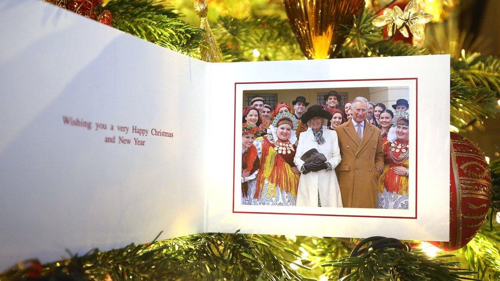 Charles and Camilla reveal 2016 Christmas card - BBC Newsround