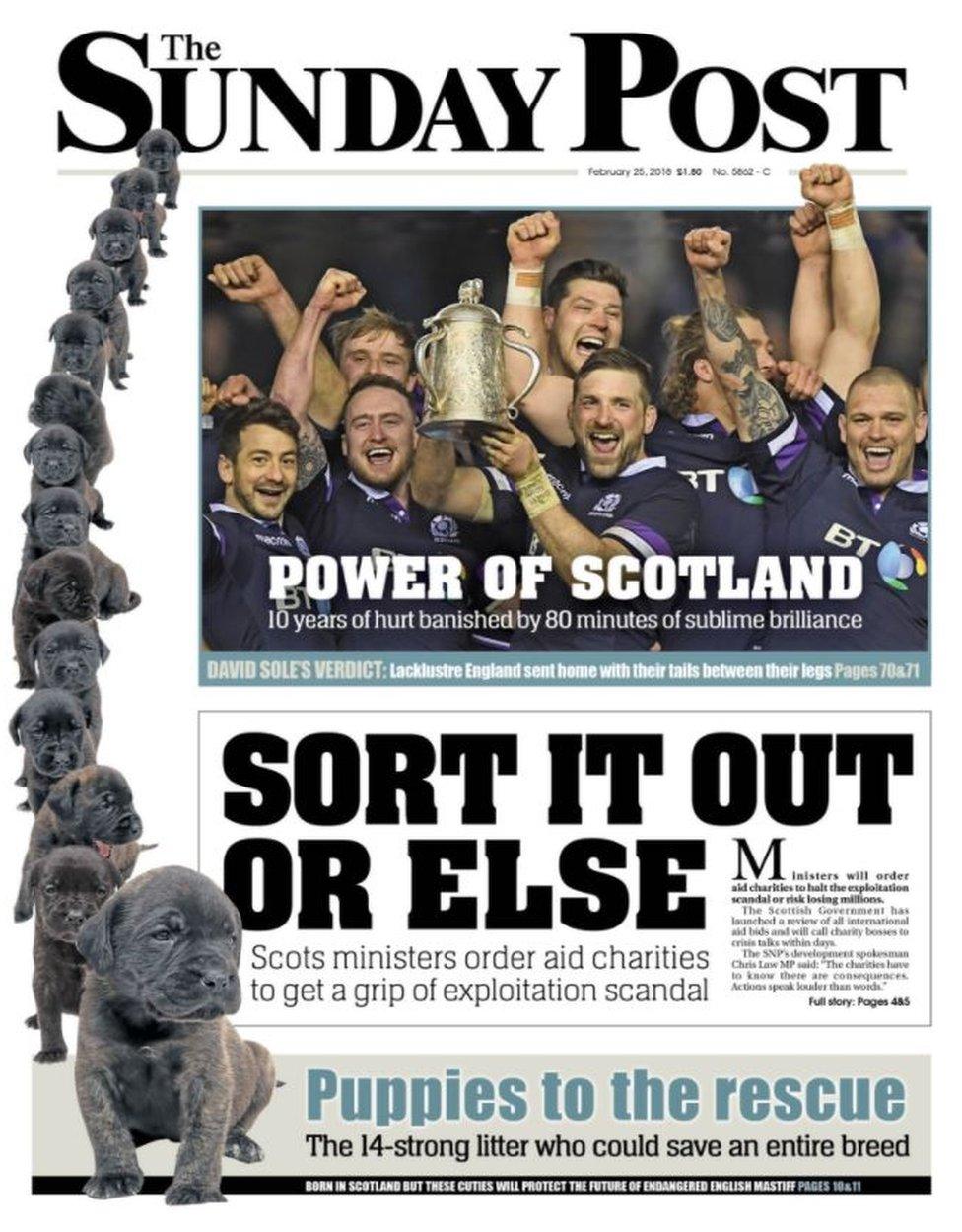 Scotland's papers: Calcutta joy and 'The bank that can't count' - BBC News