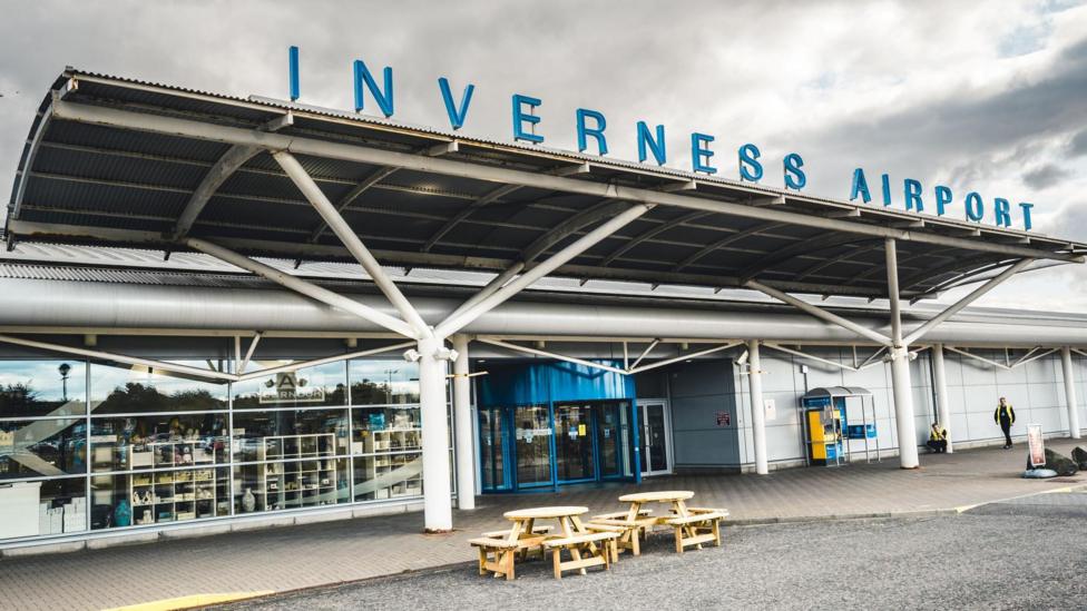 Inverness Airport gets £4m runway lights upgrade - BBC News