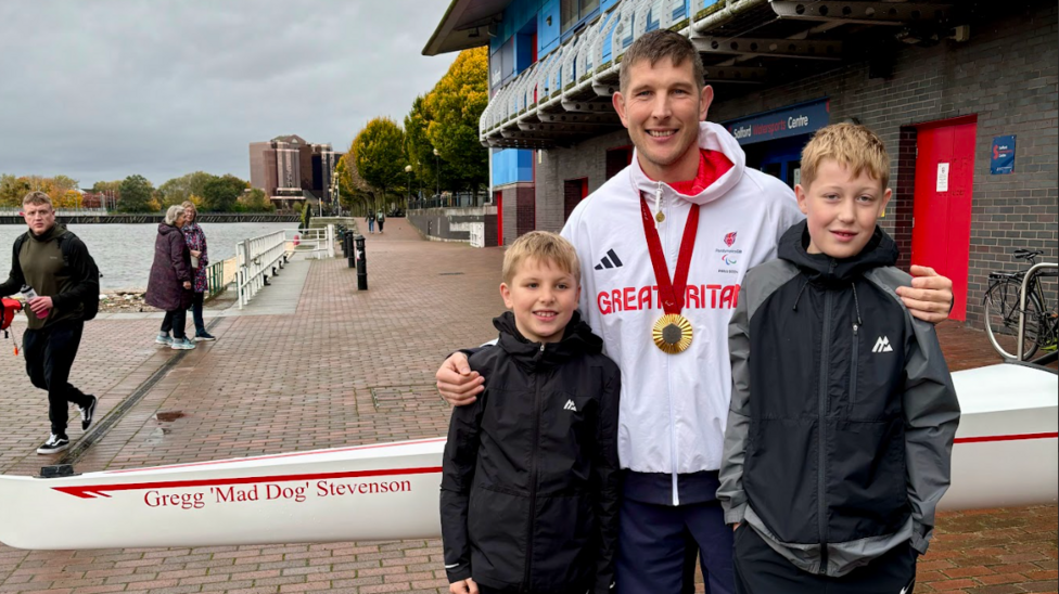 "Con-GREGG-ulations": GB Paralympian honoured by rowing club - BBC ...