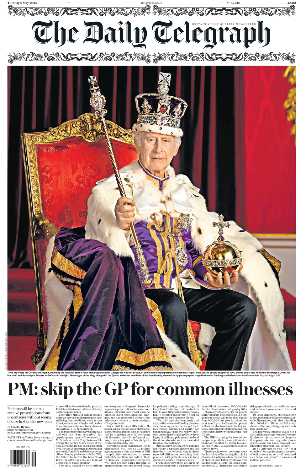 Royal Coronation thanks and King's official portrait - BBC News