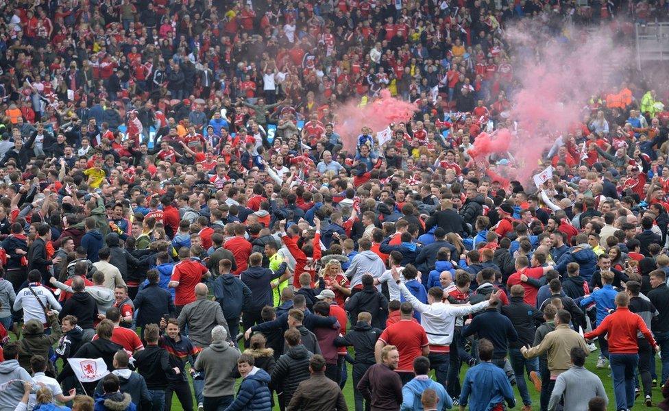 Middlesbrough promoted: In pictures - BBC News