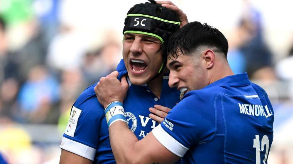 England v Italy: Tommaso Menoncello and Juan Ignacio Brex - BBC Sport
