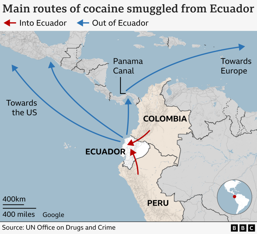Tracking the world’s major cocaine route to Europe - and why it’s ...