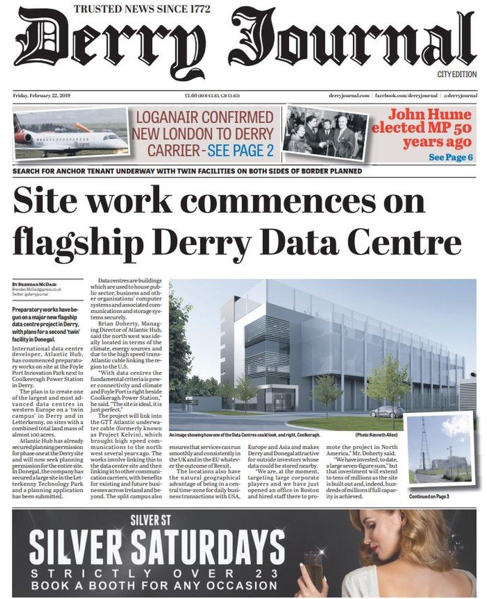Weekly paper review: A 'life-saving' trip and new data centre - BBC News