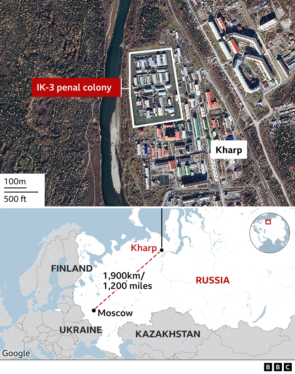 Alexei Navalny's life in 'Polar Wolf' remote Arctic penal colony - BBC News