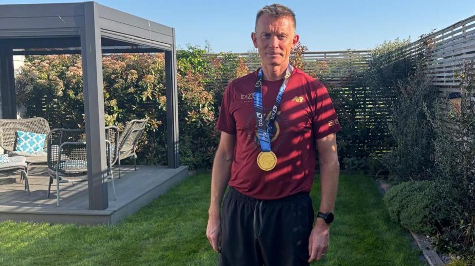 Charity 'in awe' of Chelmsford triathlete who has raised £50k - BBC News